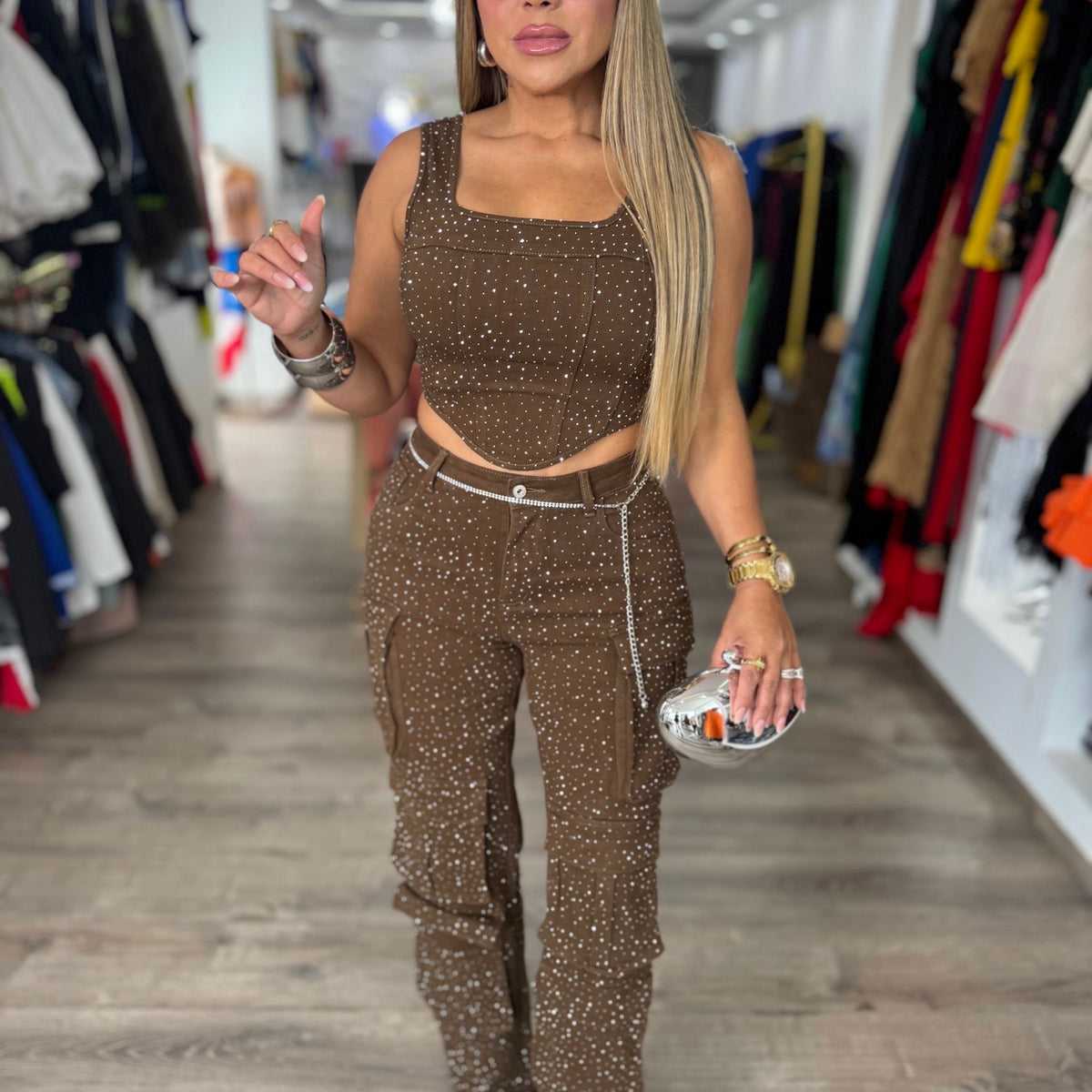 LLEGA 28 OCTUBRE Atum set in Brown – DC Boutique